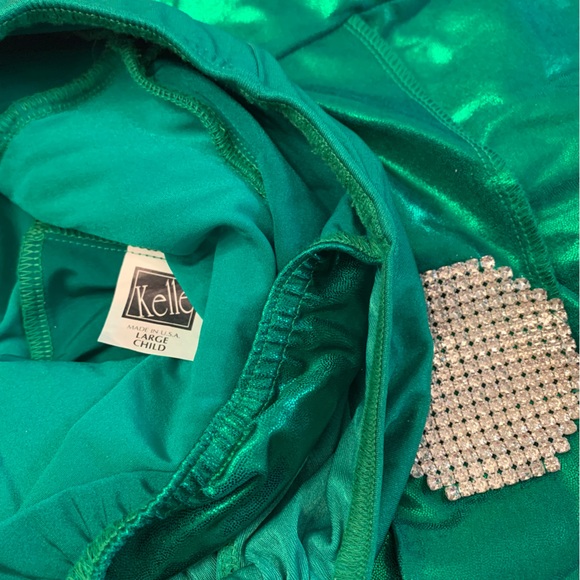 Kelle | Costumes | Kelle Green One Piece Leotard Dance Costume Large ...